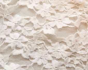 Cream Lace Fabric - Etsy