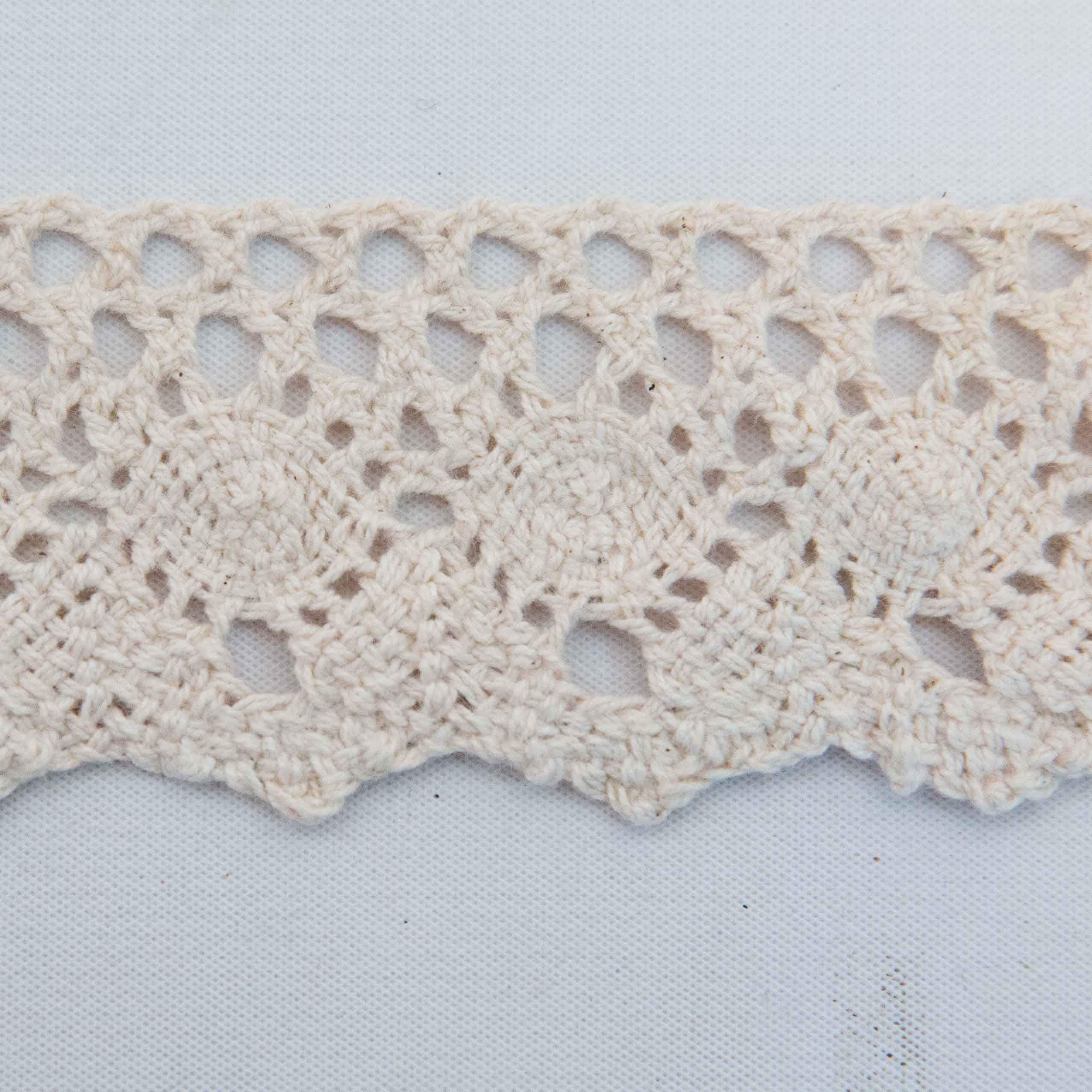 Trim 2 Wide Cream Crochet Chunky Lace sold in 3 Yard - Etsy UK
