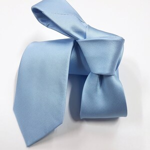 ICE BLUE Tie in Solid Woven Tonal - Etsy
