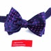 Silk SELF TIED Bow Tie in Cassis Raspberry Purple Navy Blue - Etsy