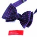 Silk SELF TIED Bow Tie in Cassis Raspberry Purple Navy Blue - Etsy