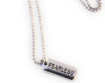 Fearless necklace | Etsy