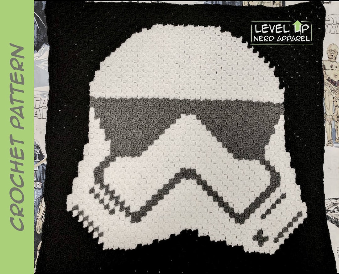 Space Soldier Blanket CROCHET PATTERN || 30" X 30" || Instant Download ...