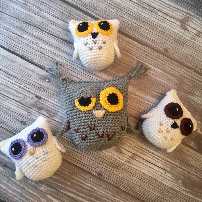Owl Plushie CROCHET PATTERN Instant Download - Etsy Canada