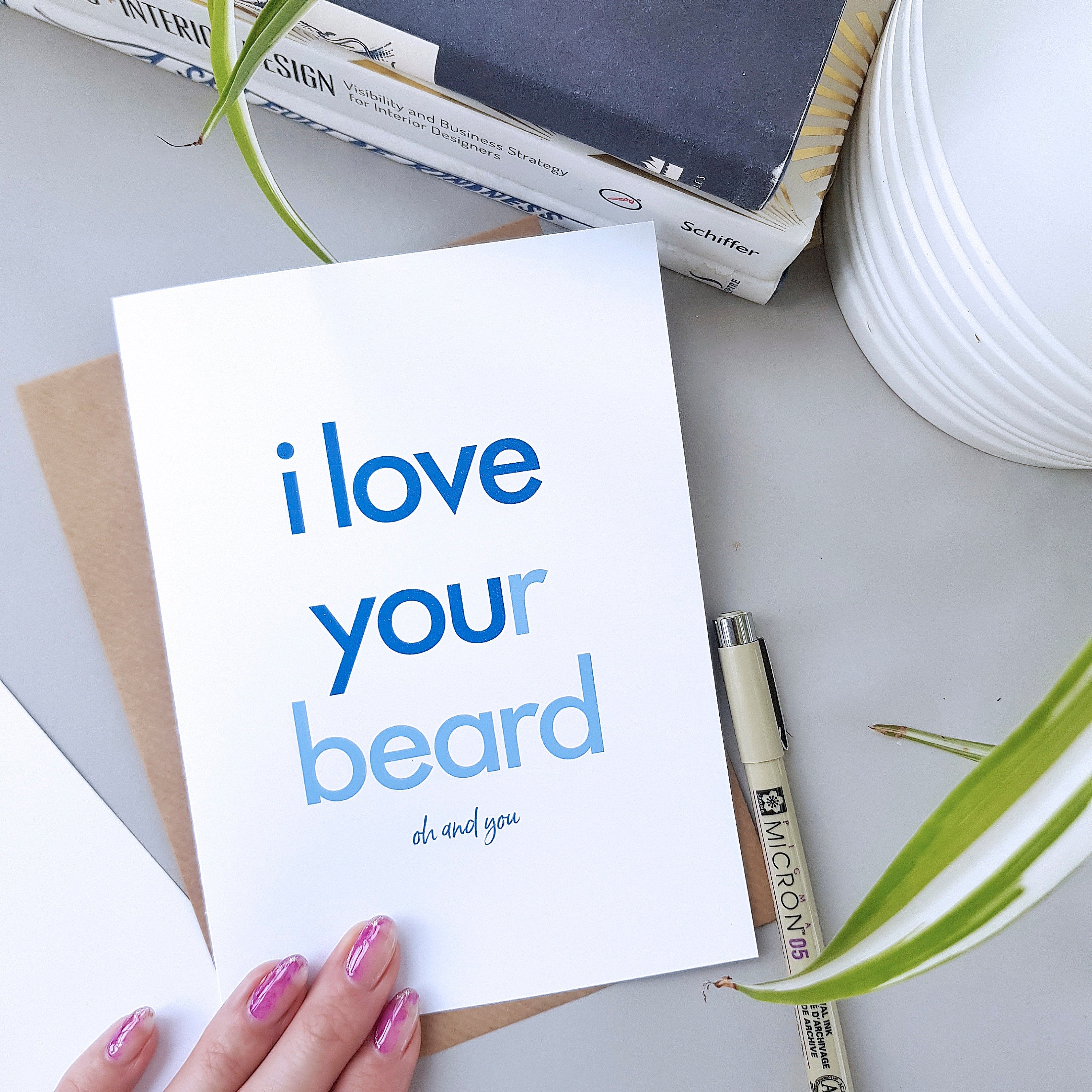 I Love Your Beard | Valentine's Day Card for Boyfriend or Husband ...