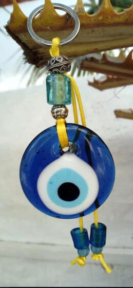 Nazaar Mati Greek Eye Good Luck Eye the Greek Evil Eye Keychain - Etsy