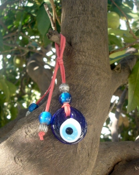 Greek Blue Eye Good Luck Charm Nazaar Ornament Wall Decor Greek Gifts ...