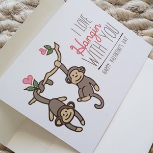 Valentine's Day Cards Instant Download Printable Hanging With You ...