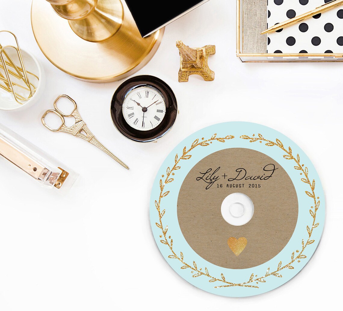CD Labels CD Covers Cd Wedding Favors DVD Covers Printed | Etsy