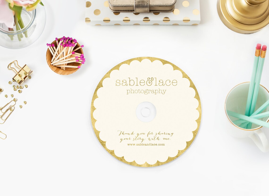 Photography DVD/CD Labels Custom Printed Photography Wedding | Etsy