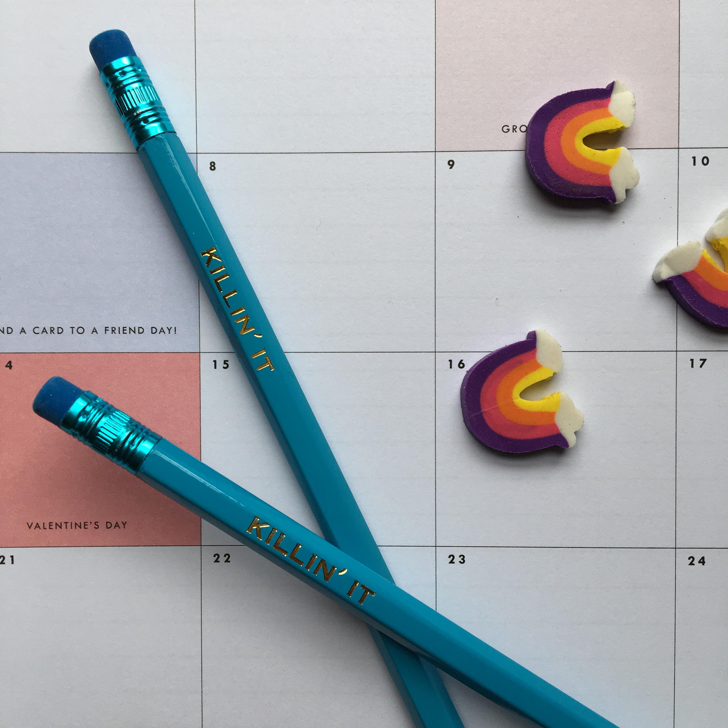 Pencils Back to School Killin' It Pencils Set Gift | Etsy