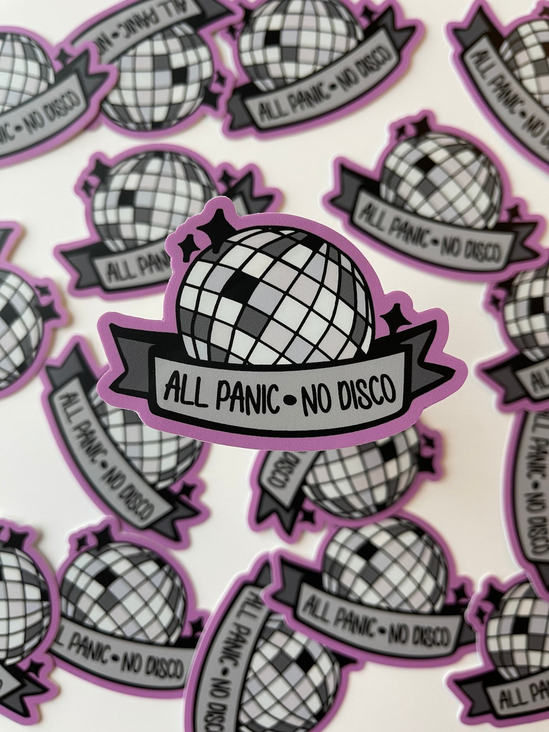 All Panic No Disco Vinyl Sticker - Etsy