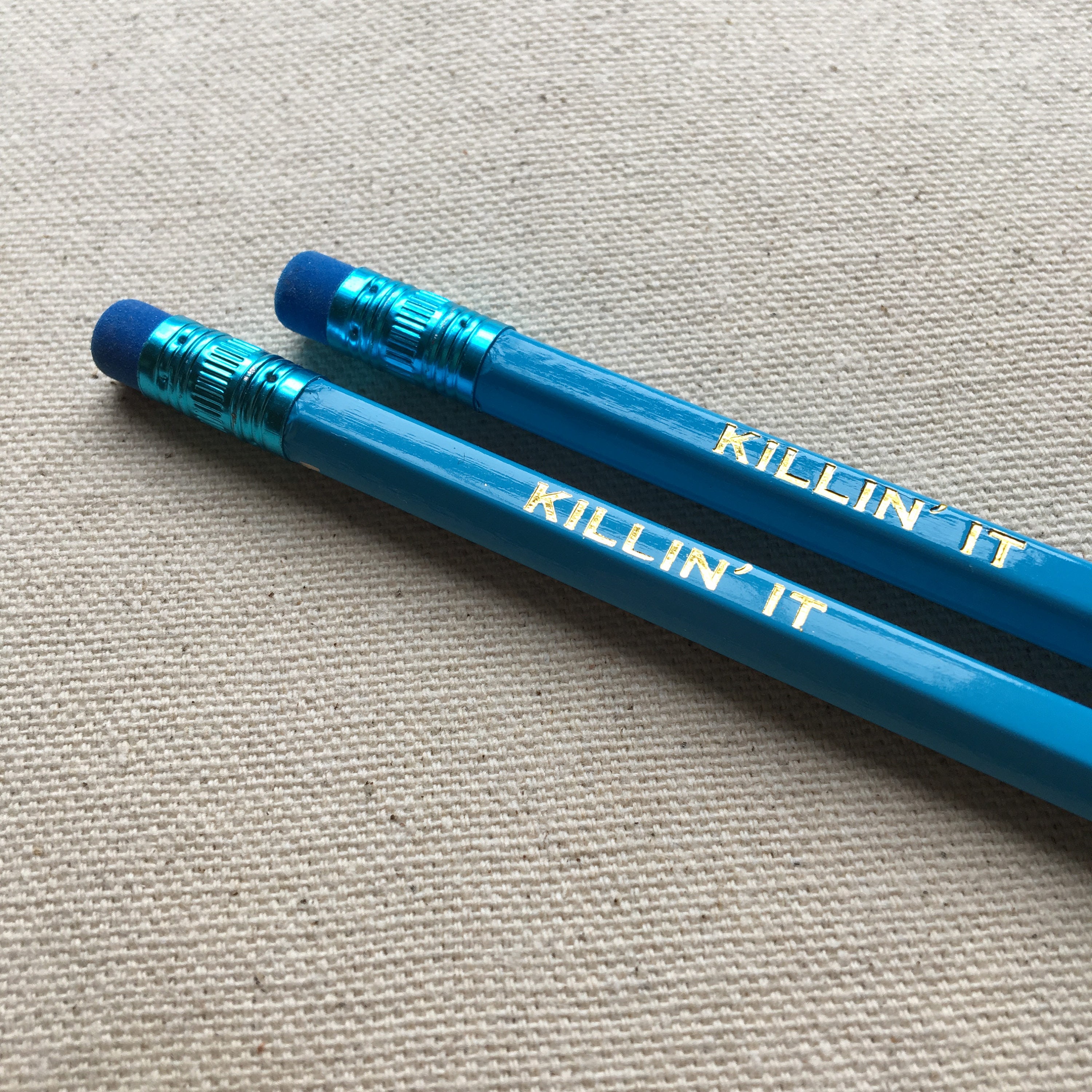 Pencils Back to School Killin' It Pencils Set Gift | Etsy