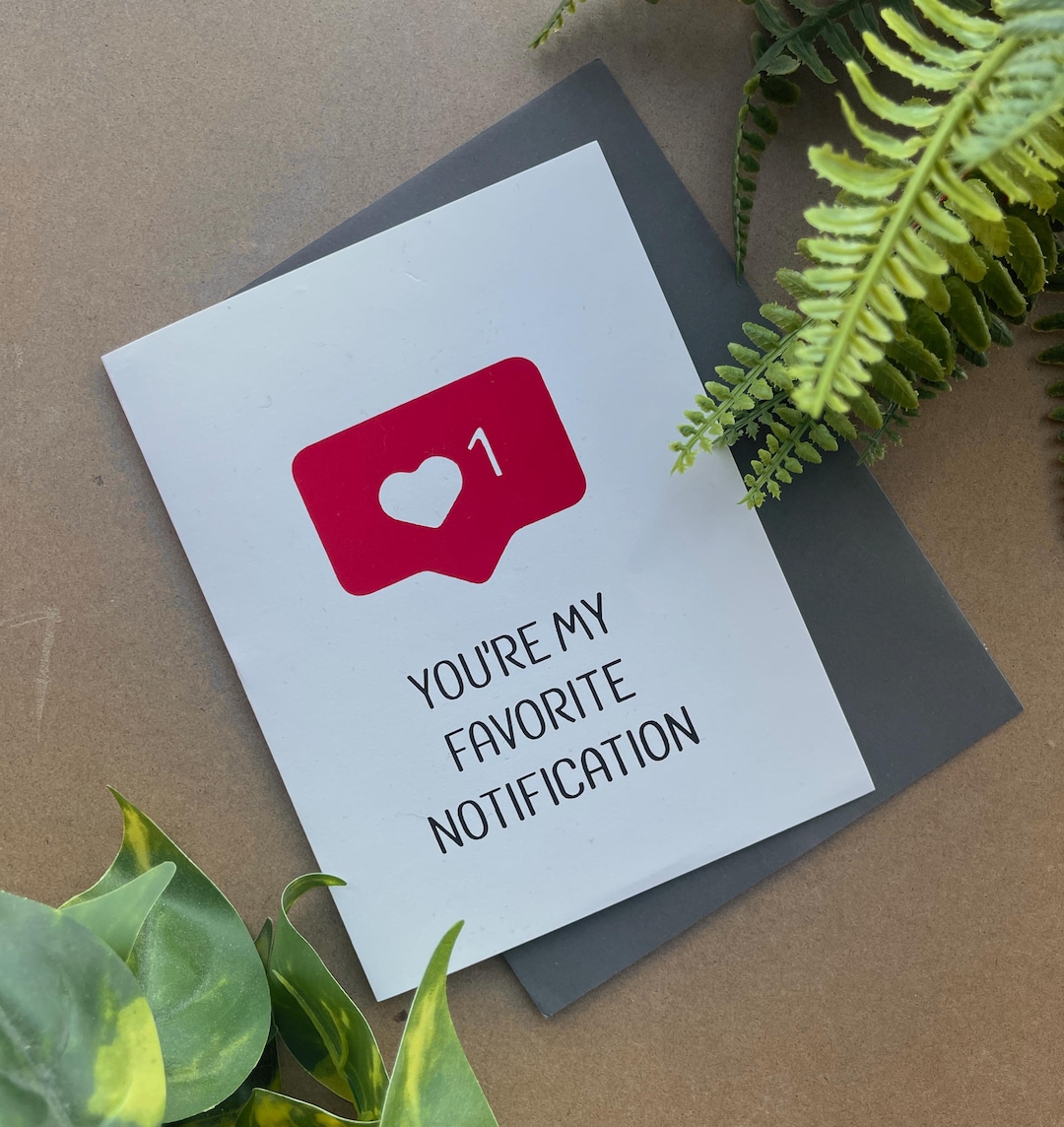 You're My Favorite Notification Greeting Card, Love, Anniversary ...