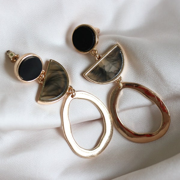 Marble Earrings - Etsy