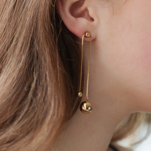 Chain Drop Earrings - Etsy