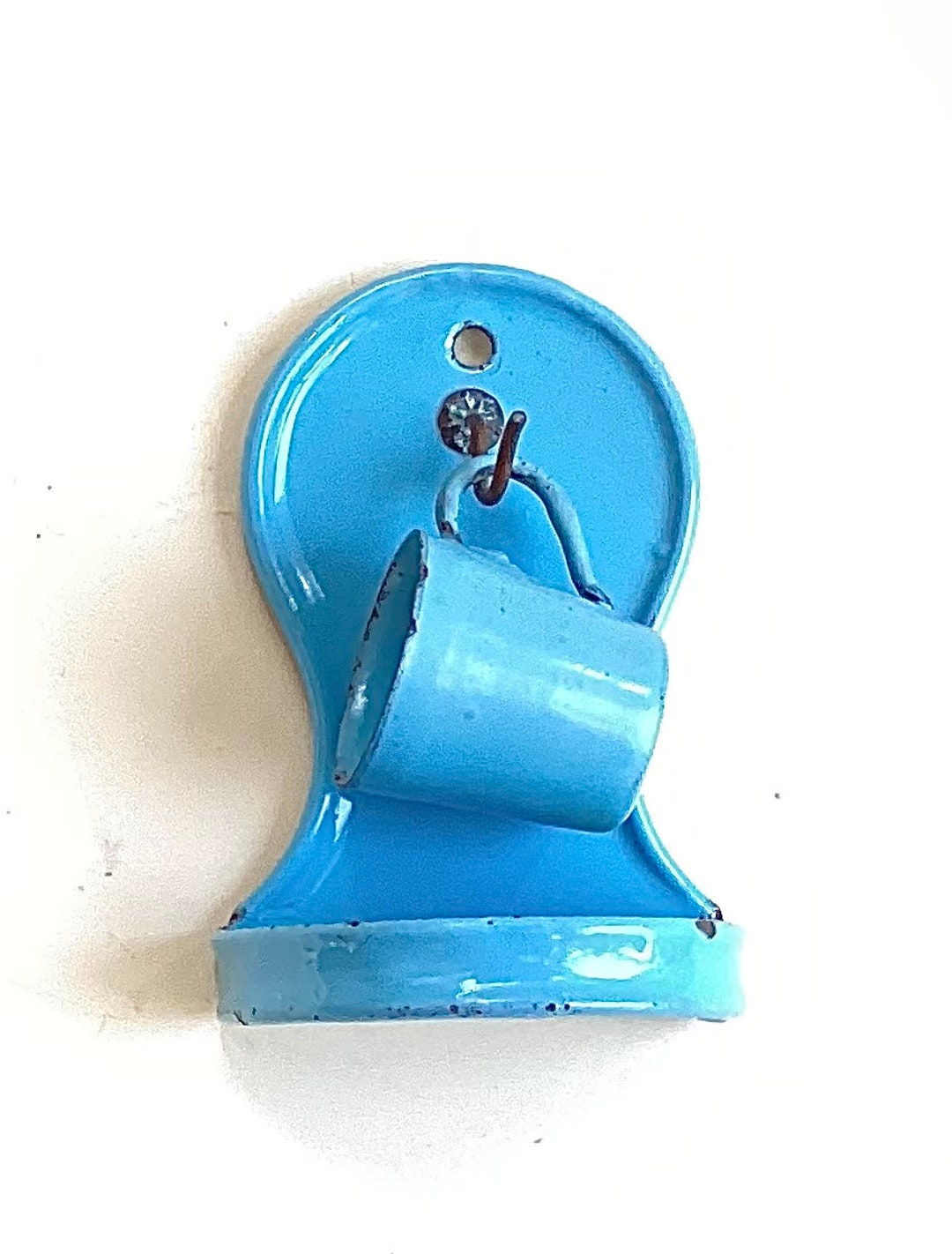 Antique German Robins Egg Blue Miniature Cup Rack With Cup - Etsy