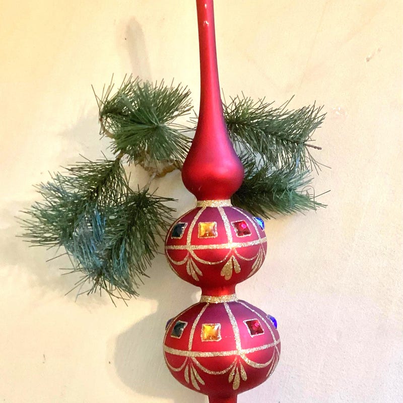 Mercury Vintage Christmas Tree Topper - Etsy