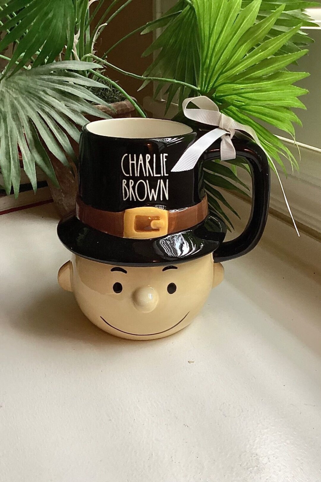 Rae Dunn Peanut Charlie Brown Pilgrim Mug Thanksgiving - Etsy