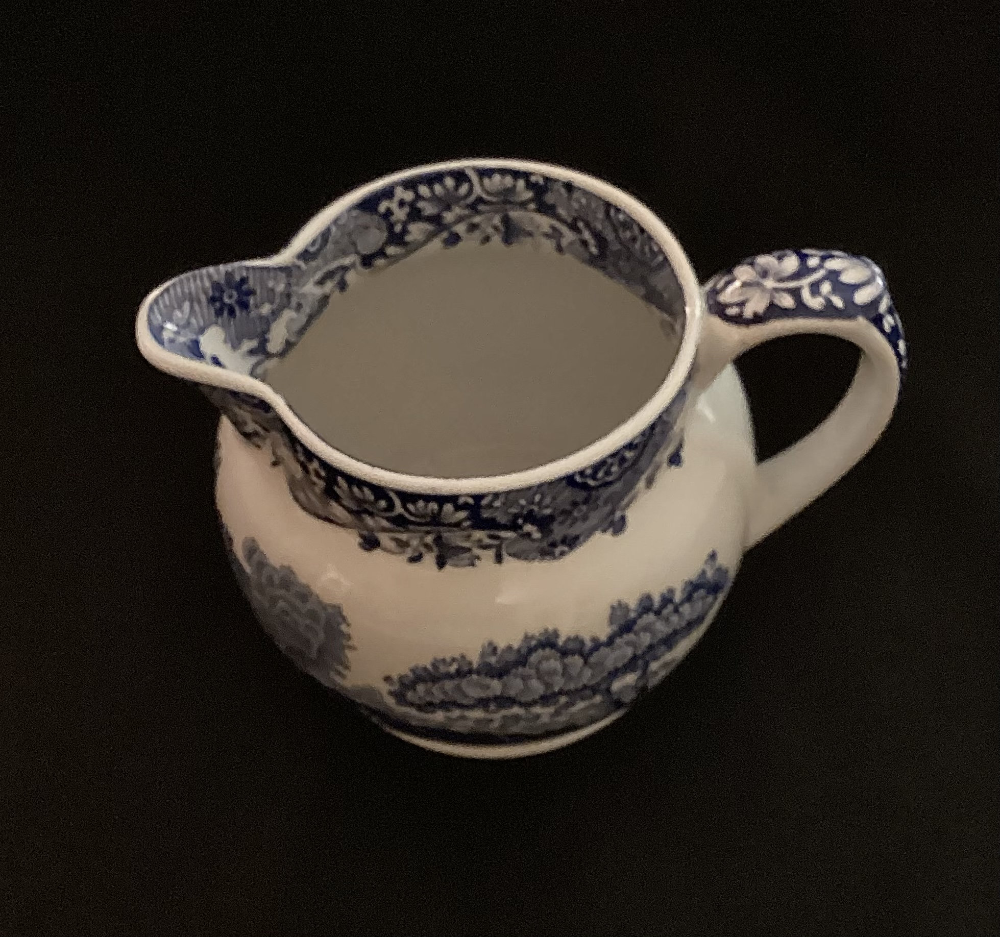 Spode Blue Italian Cream Pitcher Jug England - Etsy