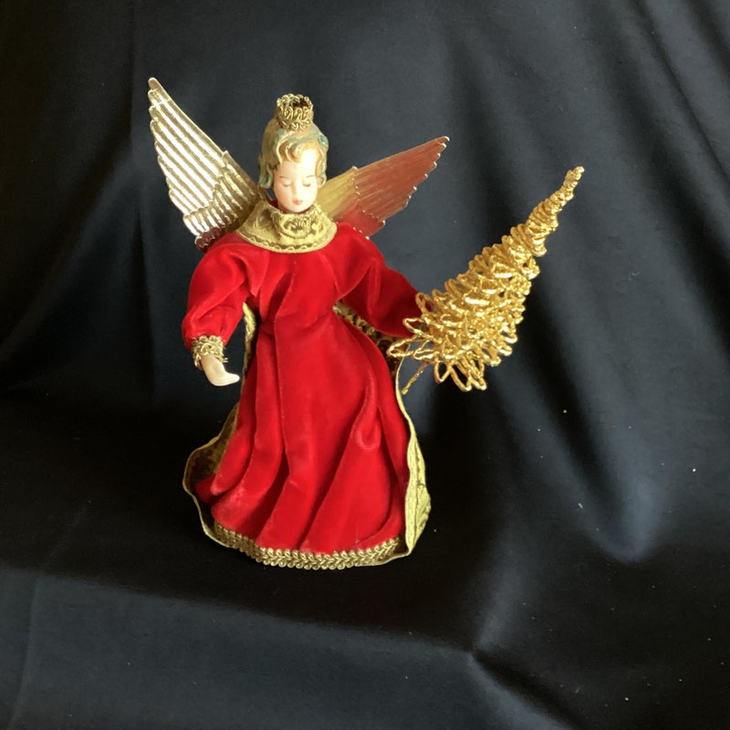 Vintage Angel Tree Topper - Etsy
