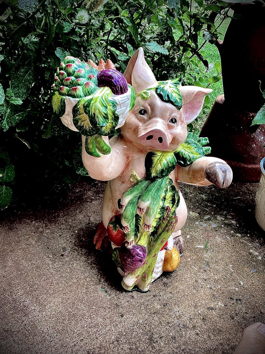 Fitz & Floyd Essentials percy the Pig Figurine Unique - Etsy