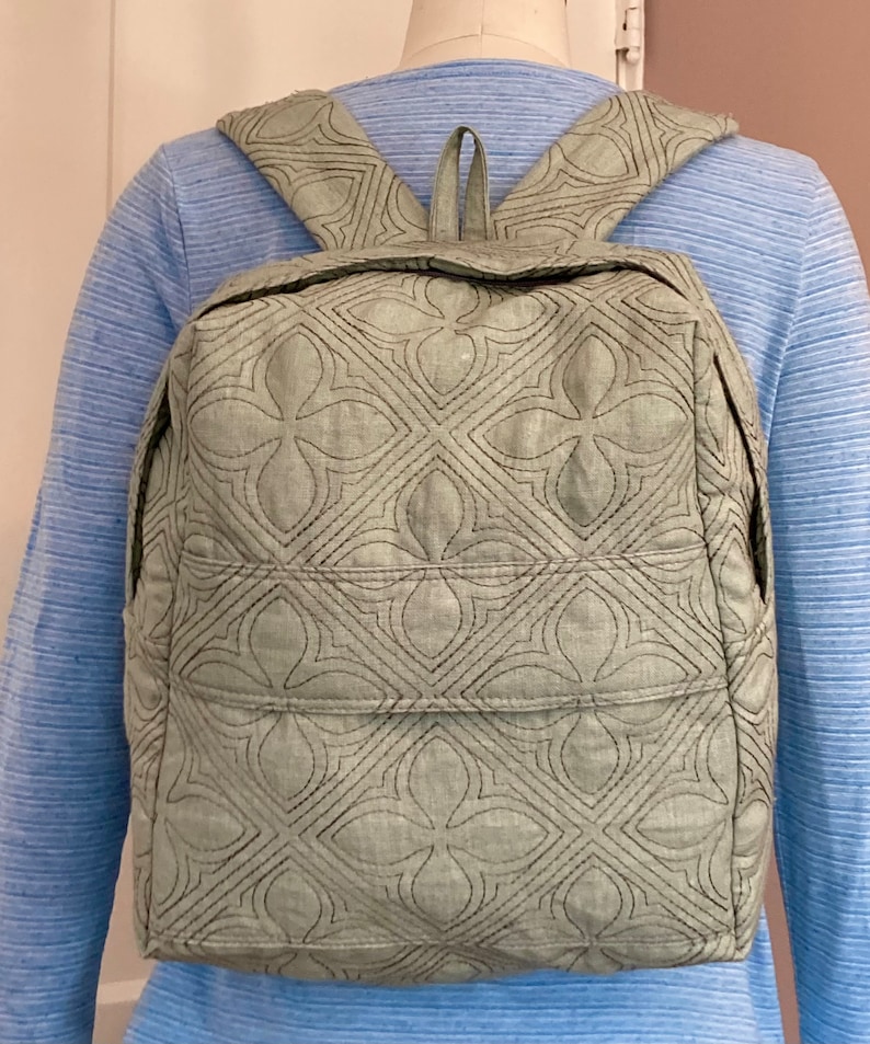 Quilted Book Back Pack - Etsy