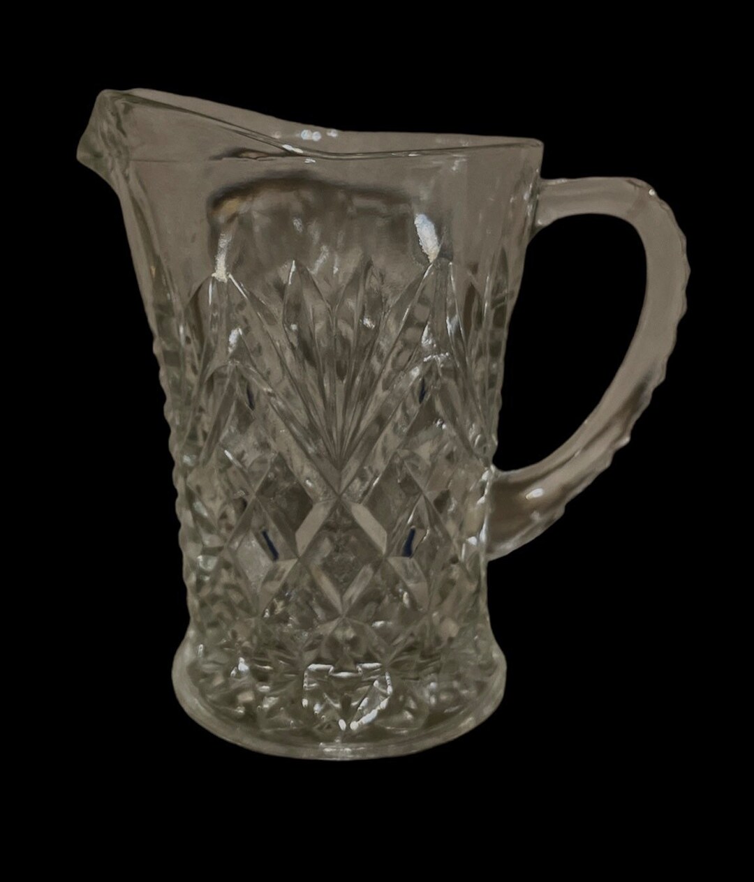 Anchor Hocking American Prescut Pineapple Pattern Pitcher - Etsy