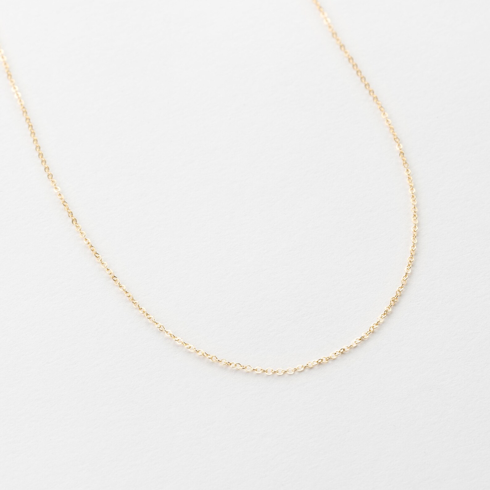 Dainty Chain Necklace Simple Everyday Delicate Layering - Etsy
