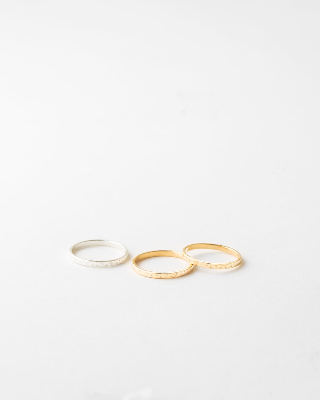 Stardust Ring Celestial Ring Star Stacking Ring - Etsy