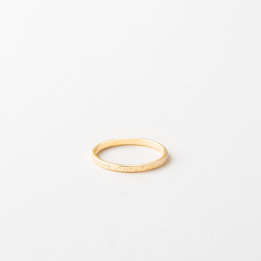Stardust Ring, Celestial Ring, Star Stacking Ring, Constellation Ring ...