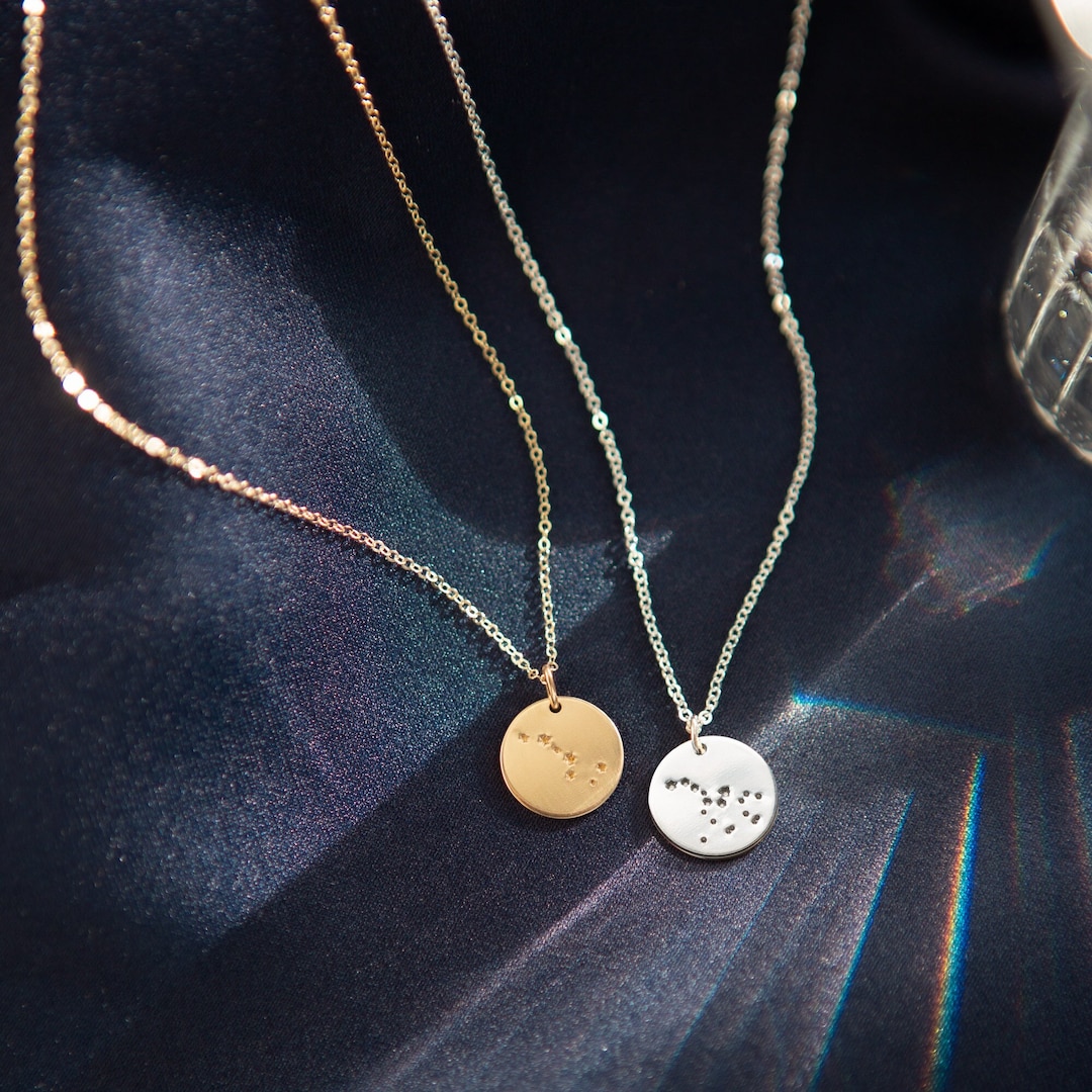Orion Constellation Necklace, Big Dipper Necklace, Ursa Major Necklace ...