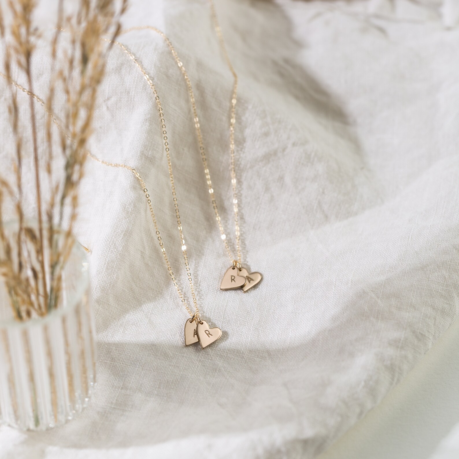 Personalized Heart Necklace for Mom Initial Pendant Necklace | Etsy