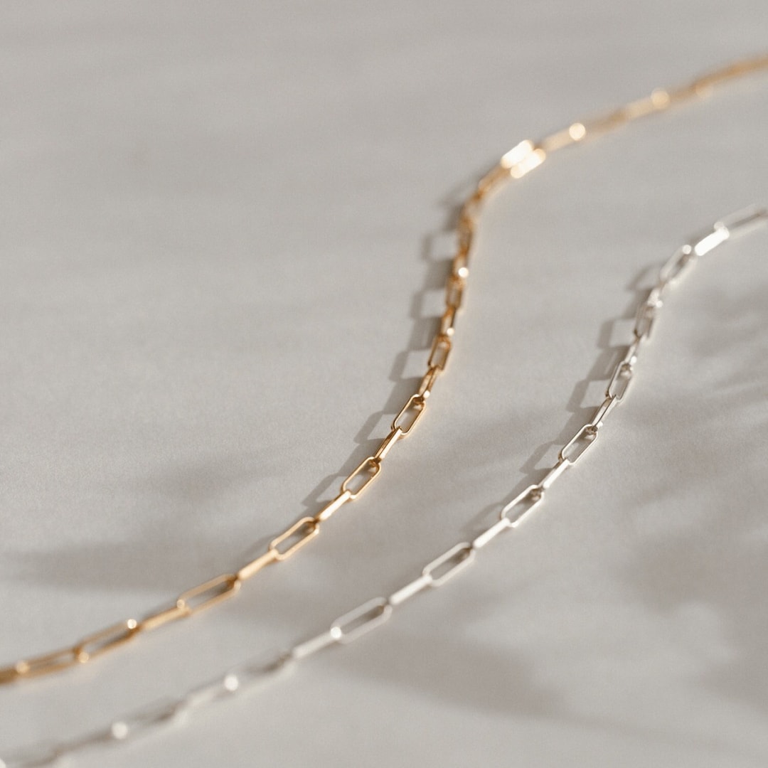 Dainty Paperclip Chain, Paperclip Necklace, Bold Paperclip Chain ...