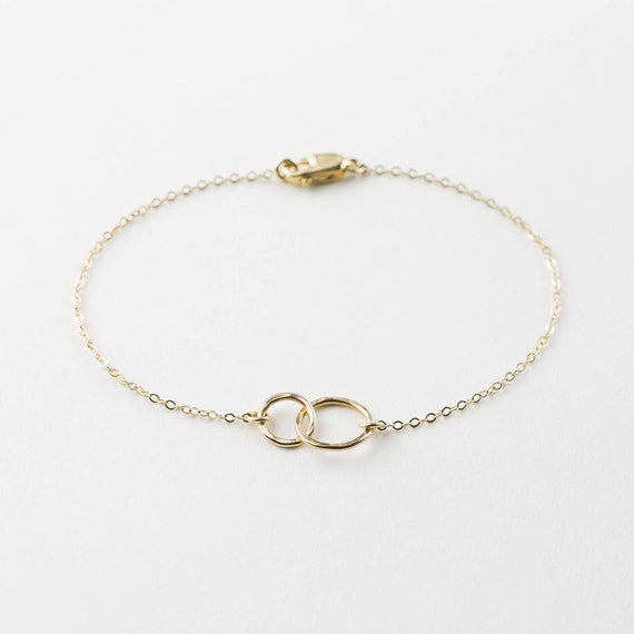Freundschaft fur immer Armband Infinity Link Armband Einheit Links Armband BFF Schmuck 14k Gold Fill Sterling Silber LB181 Etsy