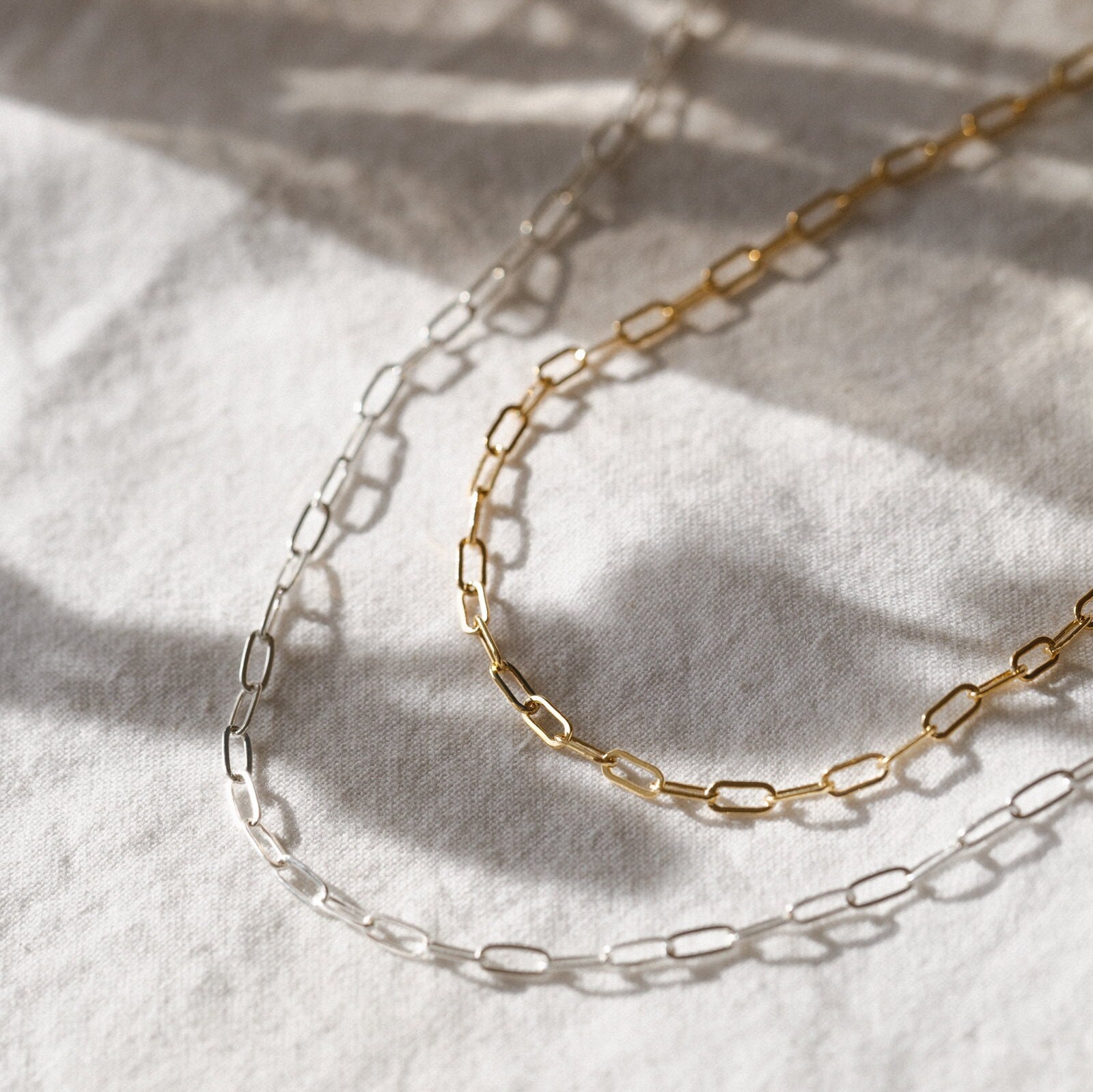 Dainty Paperclip Chain, Paperclip Necklace, Bold Paperclip Chain ...
