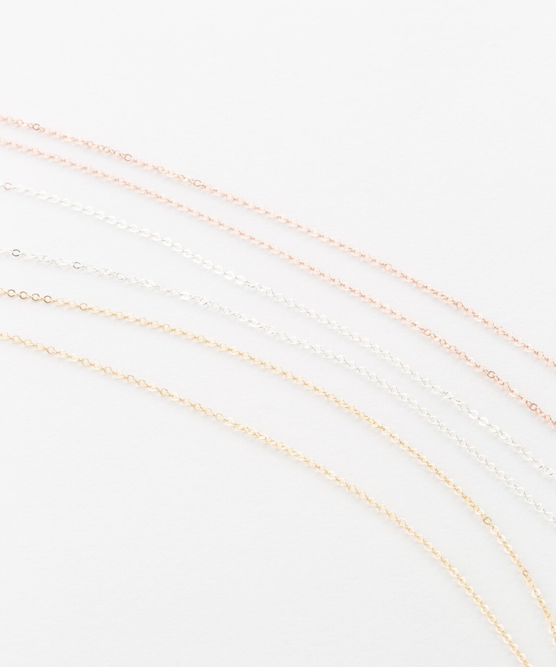 Dainty Chain Necklace Simple Everyday Delicate Layering | Etsy