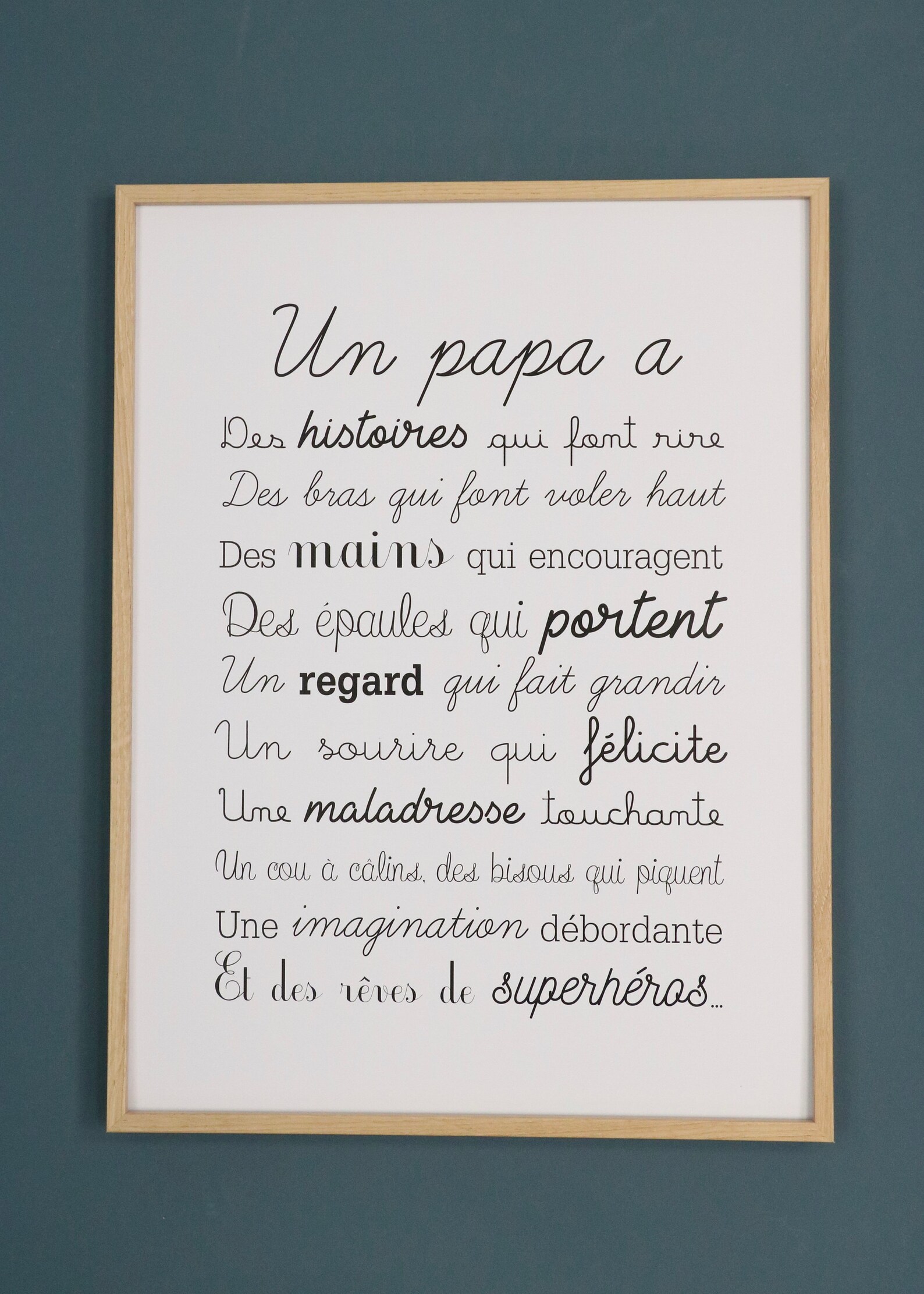 Exclusive Poster a Papa A - Etsy