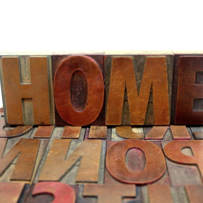 Letterpress Blocks - Etsy