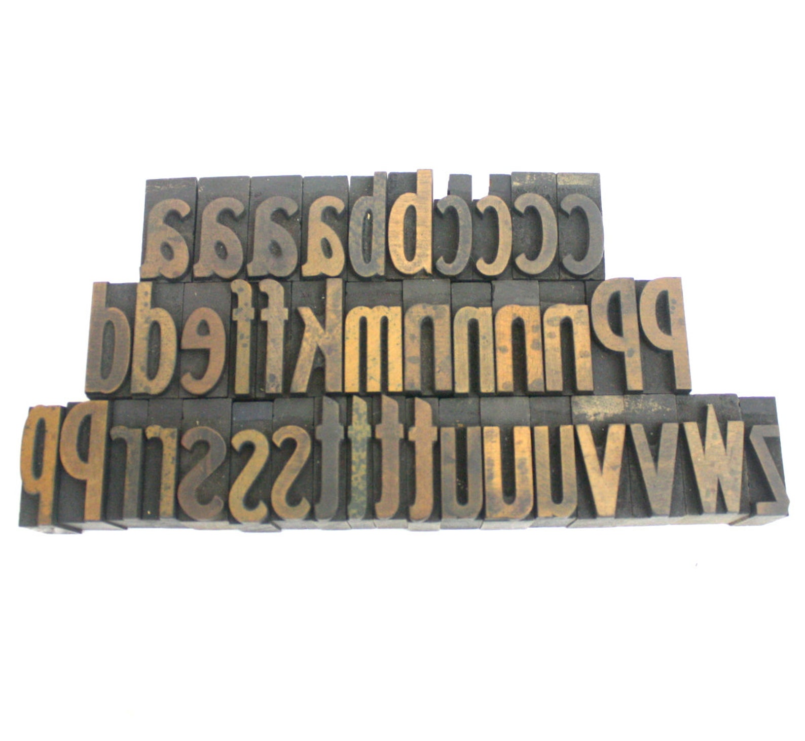 Wood Letterpress Letters. Vintage Printing Blocks. Pick Your - Etsy