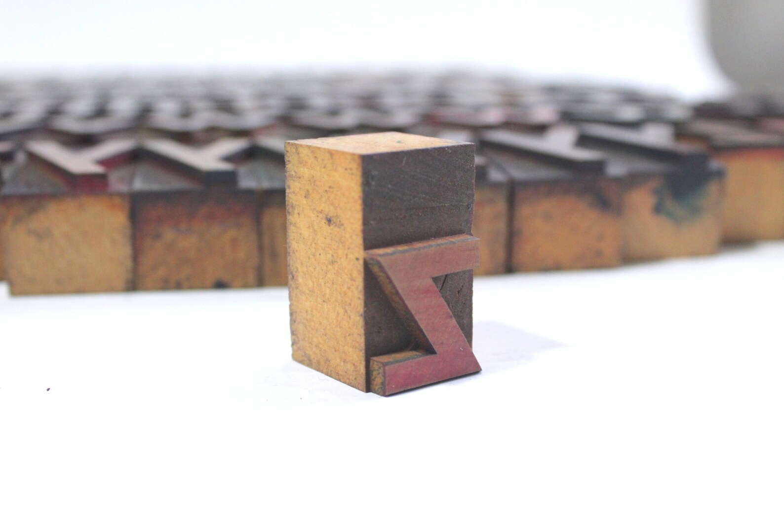 Wood Letterpress Printing Blocks. 1 3/8 Lowercase Wooden - Etsy