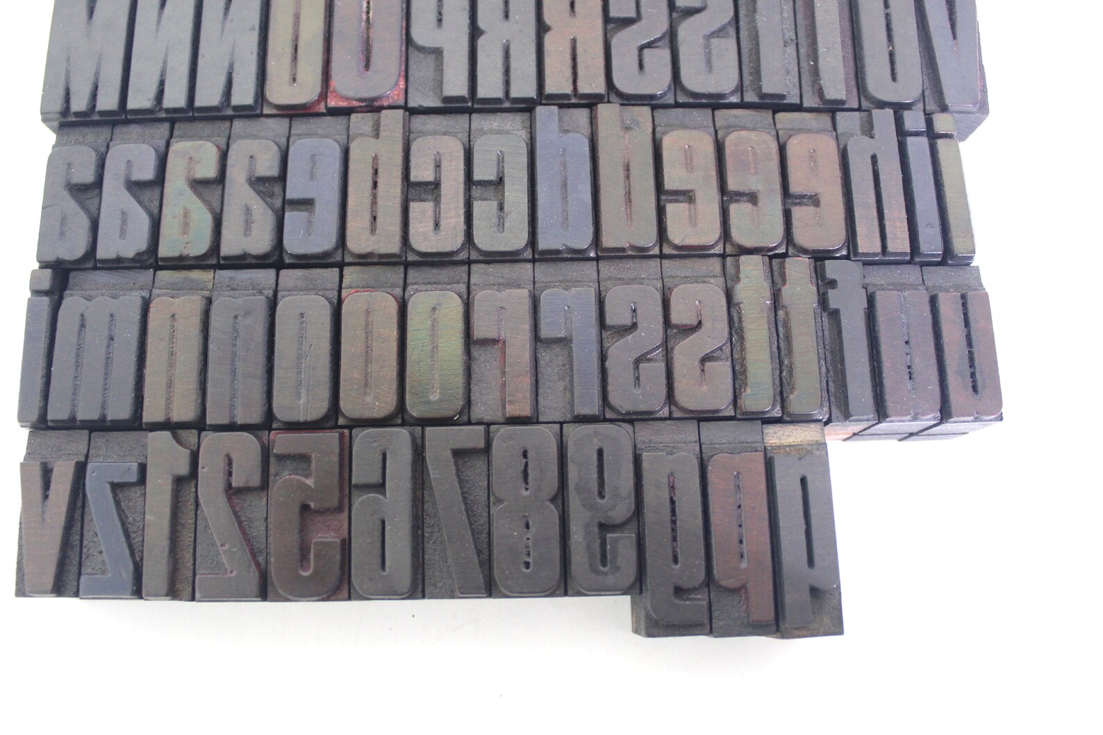 Wood Letterpress Printing Blocks. 1 Lowercase Letters - Etsy