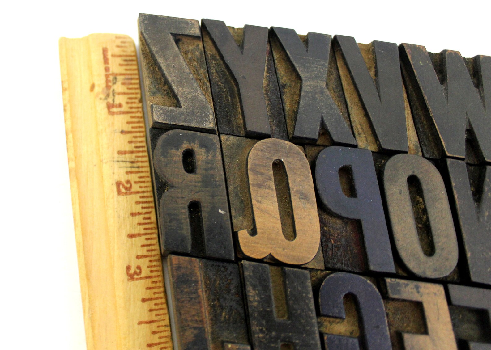 Slanted Wooden Printing Blocks. Italic Type Wood Letterpress. - Etsy