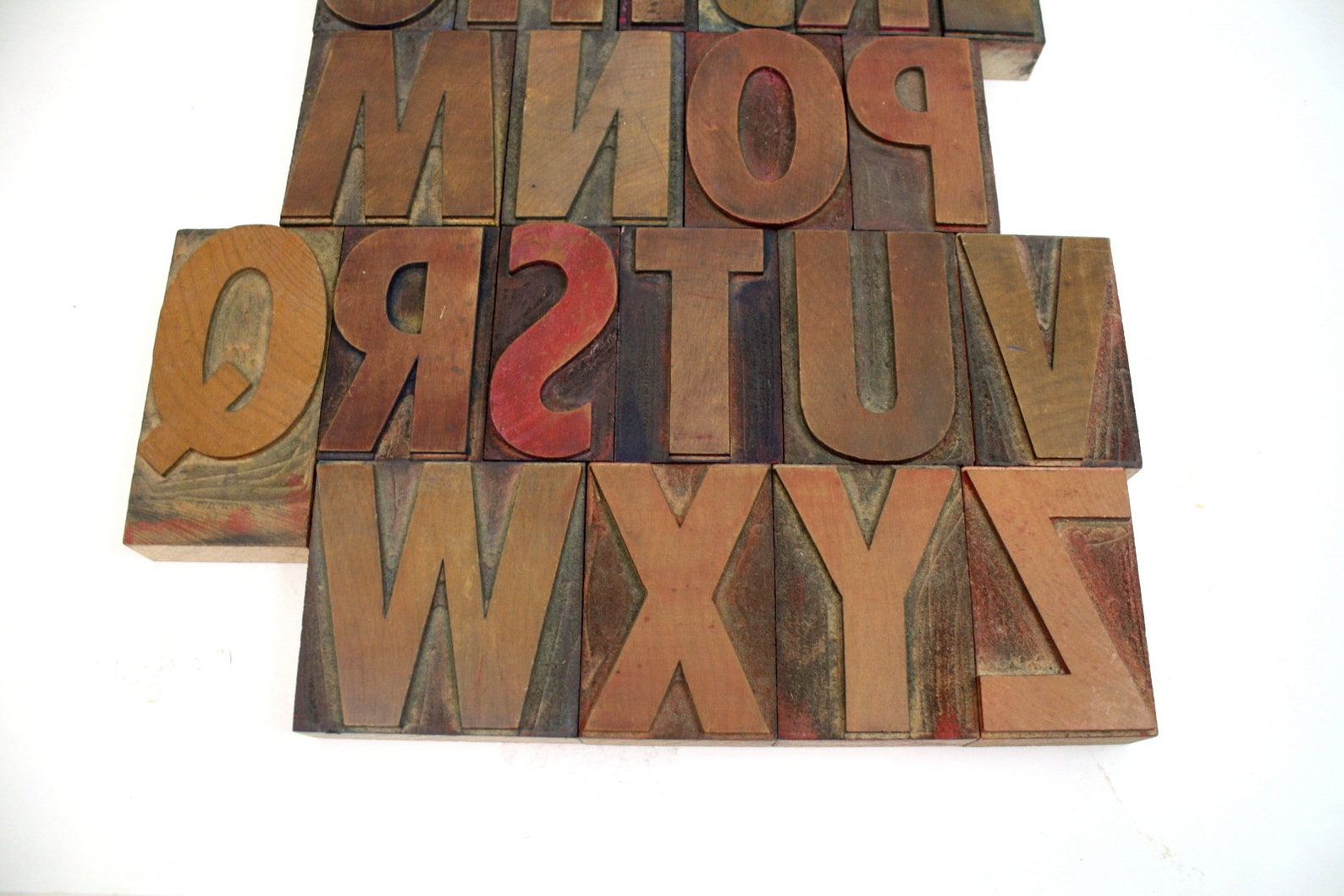 Large 3 Wooden Letterpress Printing Blocks. Pick Your | Etsy