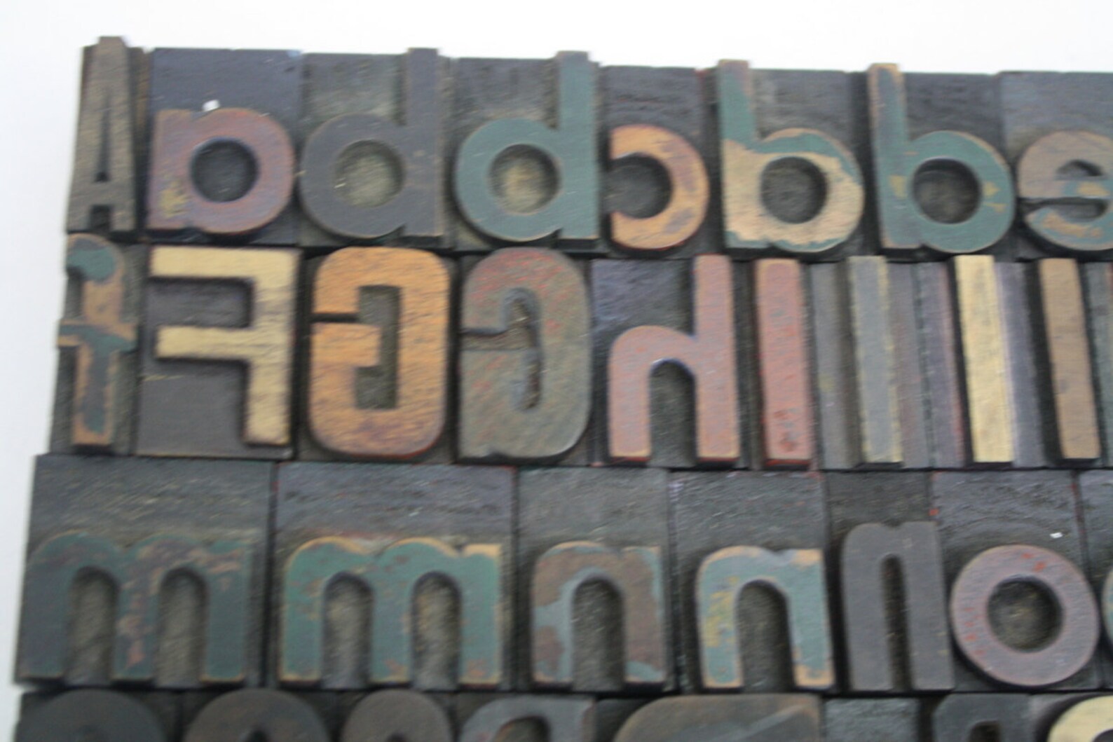 Wooden Letterpress Printers Type. Vintage 1 Wood Type - Etsy