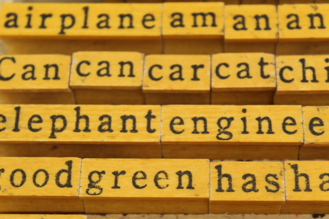 Word Stamps H-N. the Classroom Printer Vintage Wood and Rubber - Etsy