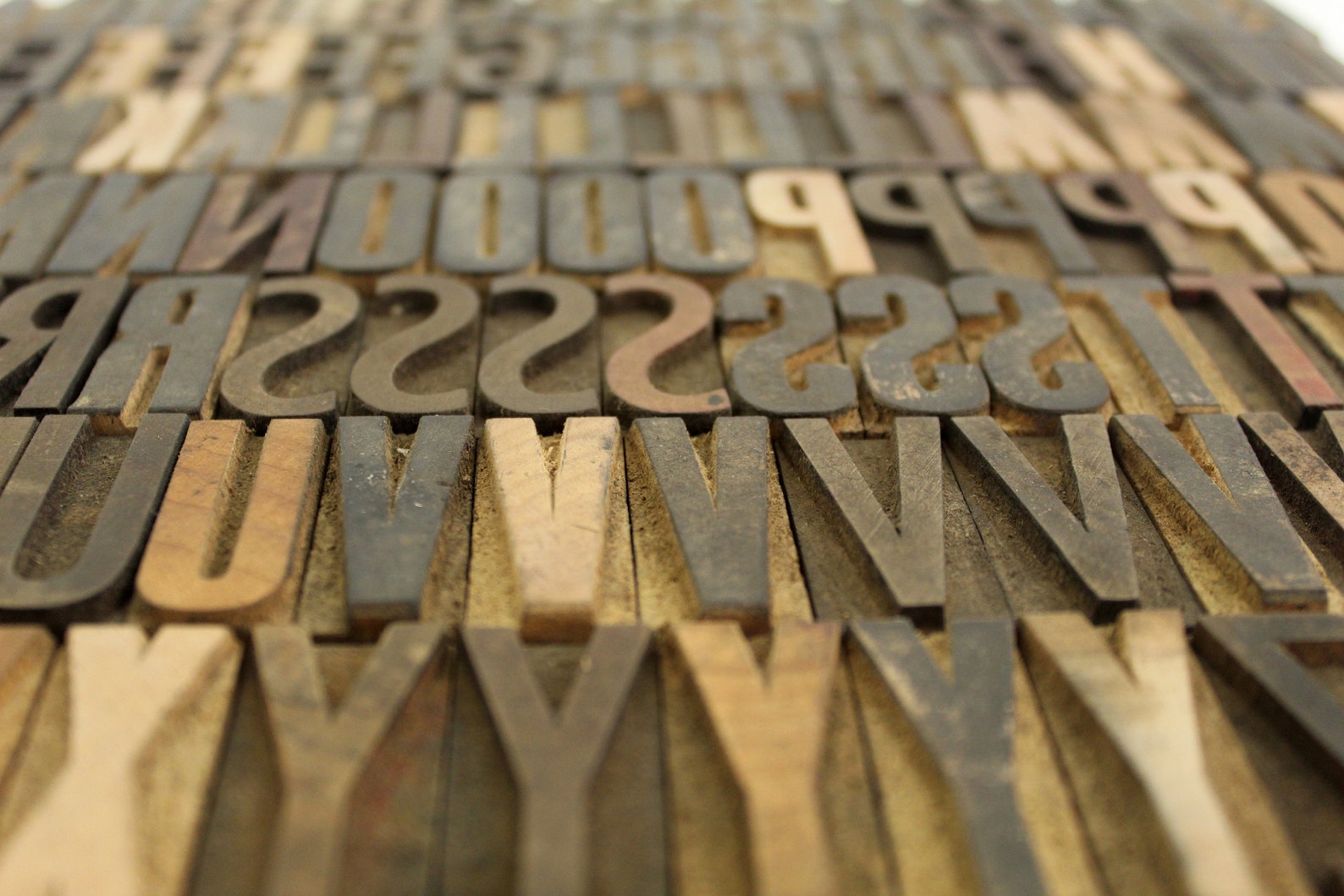 Vintage 1 3/8 Wooden Letterpress Letters. Pick Your - Etsy