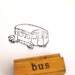 Vintage Wooden School Bus Stamp. the Classroom Printer. Wood - Etsy