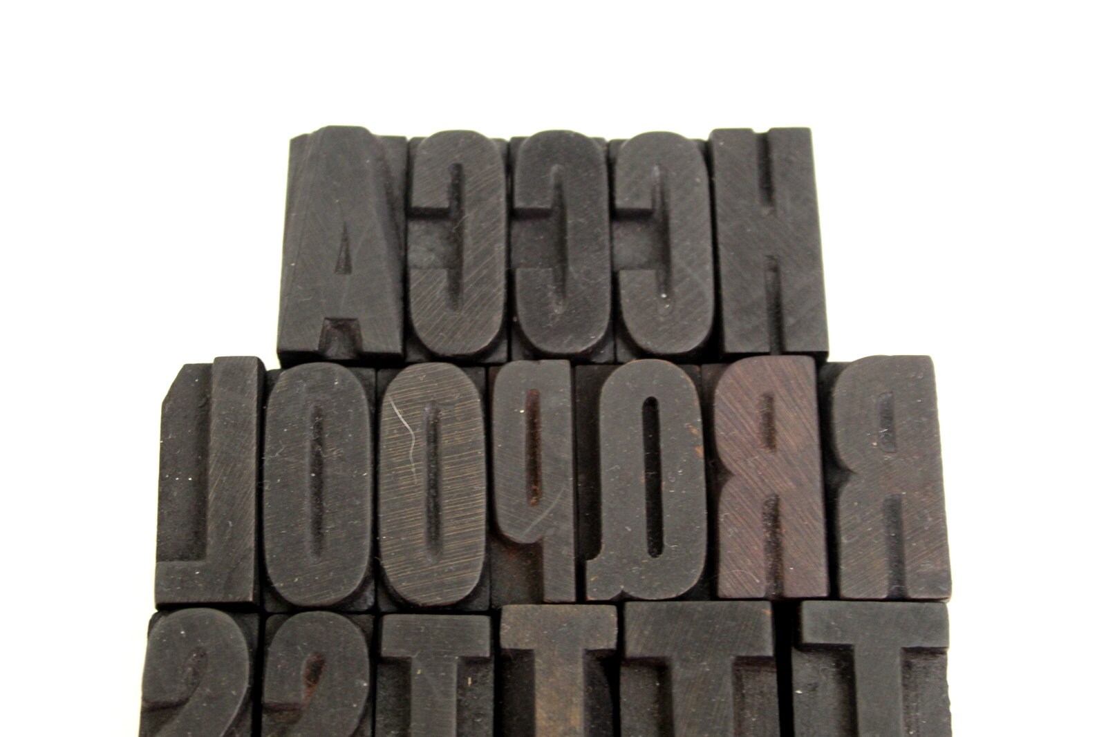 Wood Letterpress Type. One Inch Wooden Printing Blocks. Pick | Etsy