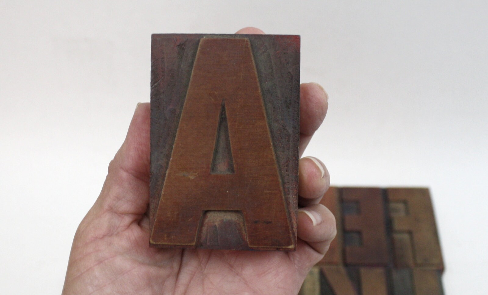 Large 3 Wooden Letterpress Printing Blocks. Pick Your | Etsy